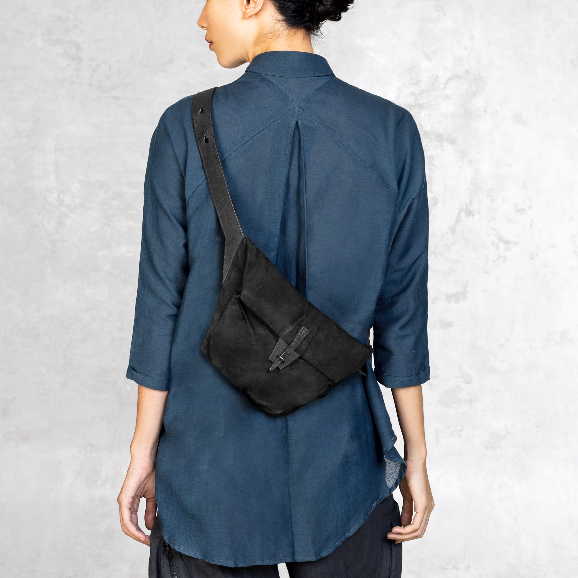 X Body Belt Bag - Black - blamo.store